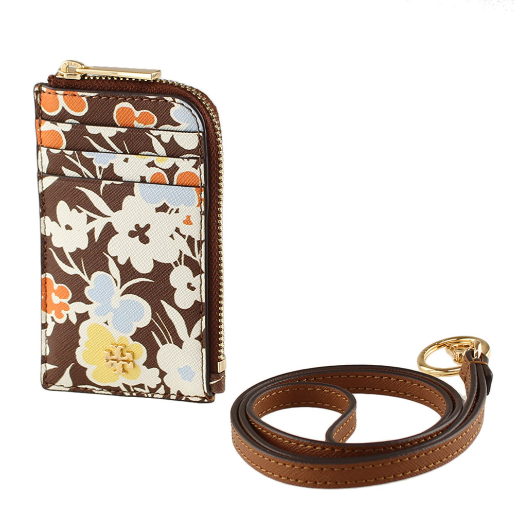 【楽天市場】トリーバーチ カードケース 定期・名刺入れ エマーソン TORY BURCH 89484 220 ブラウンマルチ 茶 花柄 財布 ...