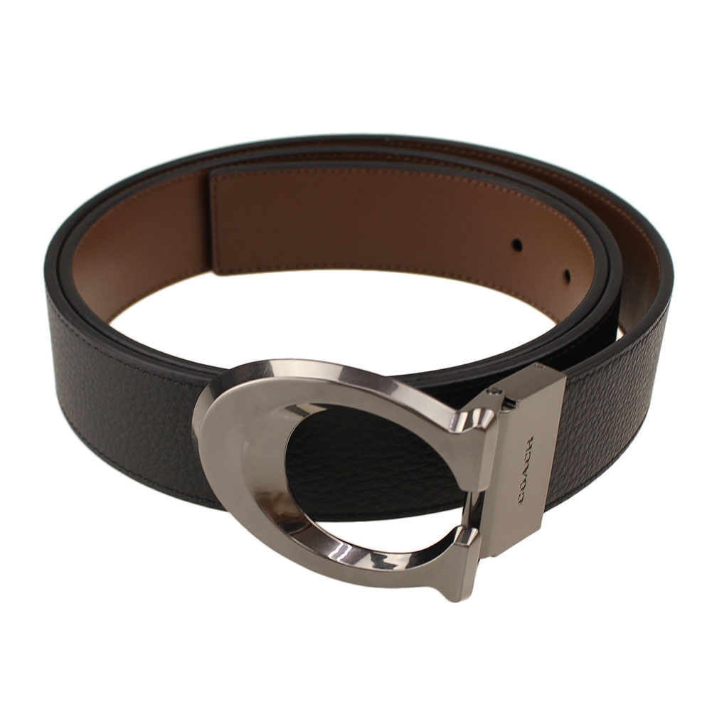 【楽天市場】コーチ ベルト メンズ COACH 91305 qblvw ブラック×ブラウン 黒：ミッピーナ