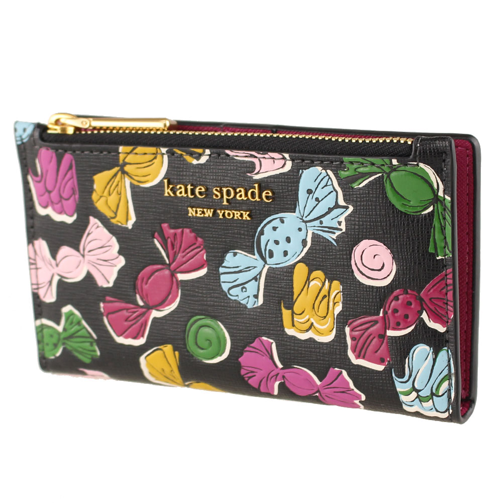 【楽天市場】ケイトスペード 財布 二つ折り KATE SPADE KA003 BLC ブラックマルチ 財布 レディース：ミッピーナ