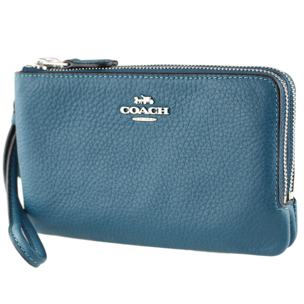 【楽天市場】コーチ ポーチ COACH 6649 svmvt ブルー 青 レディース：ミッピーナ