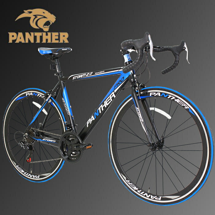 【楽天市場】PANTHER (パンサー)ロードバイク4色/3サイズ可選 シマノ21段変速 超軽量異型アルミフレーム 700C×23C 適応身長 ...