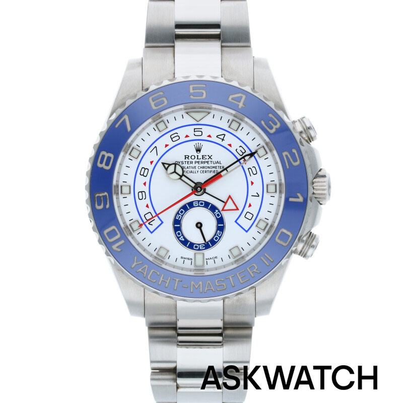 【楽天市場】ロレックス ROLEX 116680 ヨットマスターIISSランダム番ホワイト文字盤腕時計(ホワイト×ブルー×シルバー 175 ...