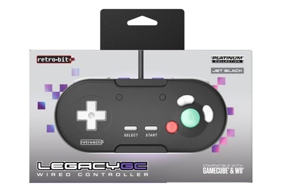 【楽天市場】retro-bit レトロビット レガシーGC有線コントローラー 公式/Origina GameCube&Wii用 ブラック ...