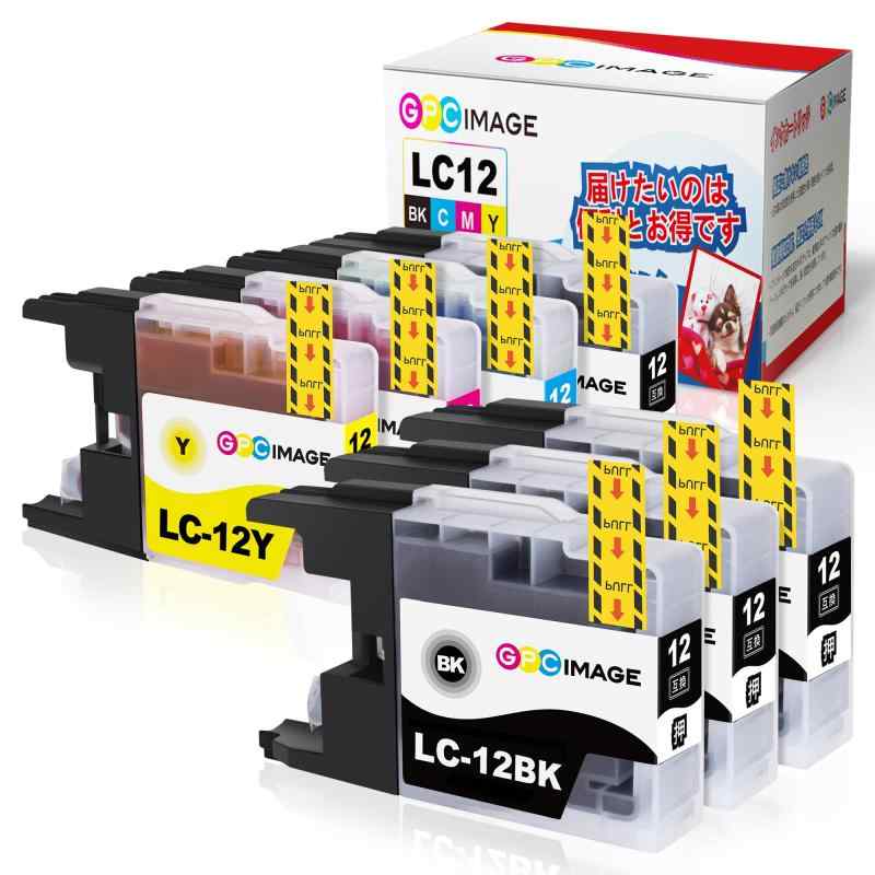 【楽天市場】 LC12 互換インクカートリッジ LC12-4PK + LC12-BK 黒3本 (計7本) 増量タイプ ブラザー(Brother)用 インクカートリッジ LC12 ...