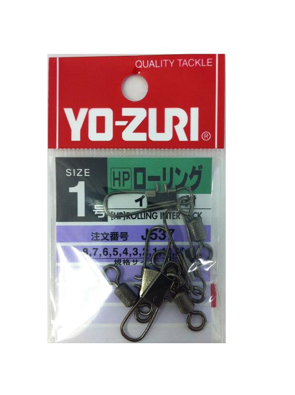 【楽天市場】yo Zuri ヨーヅリ 雑品・小物 [hp]ローリングインター付黒 1号~9号：miraiyuki