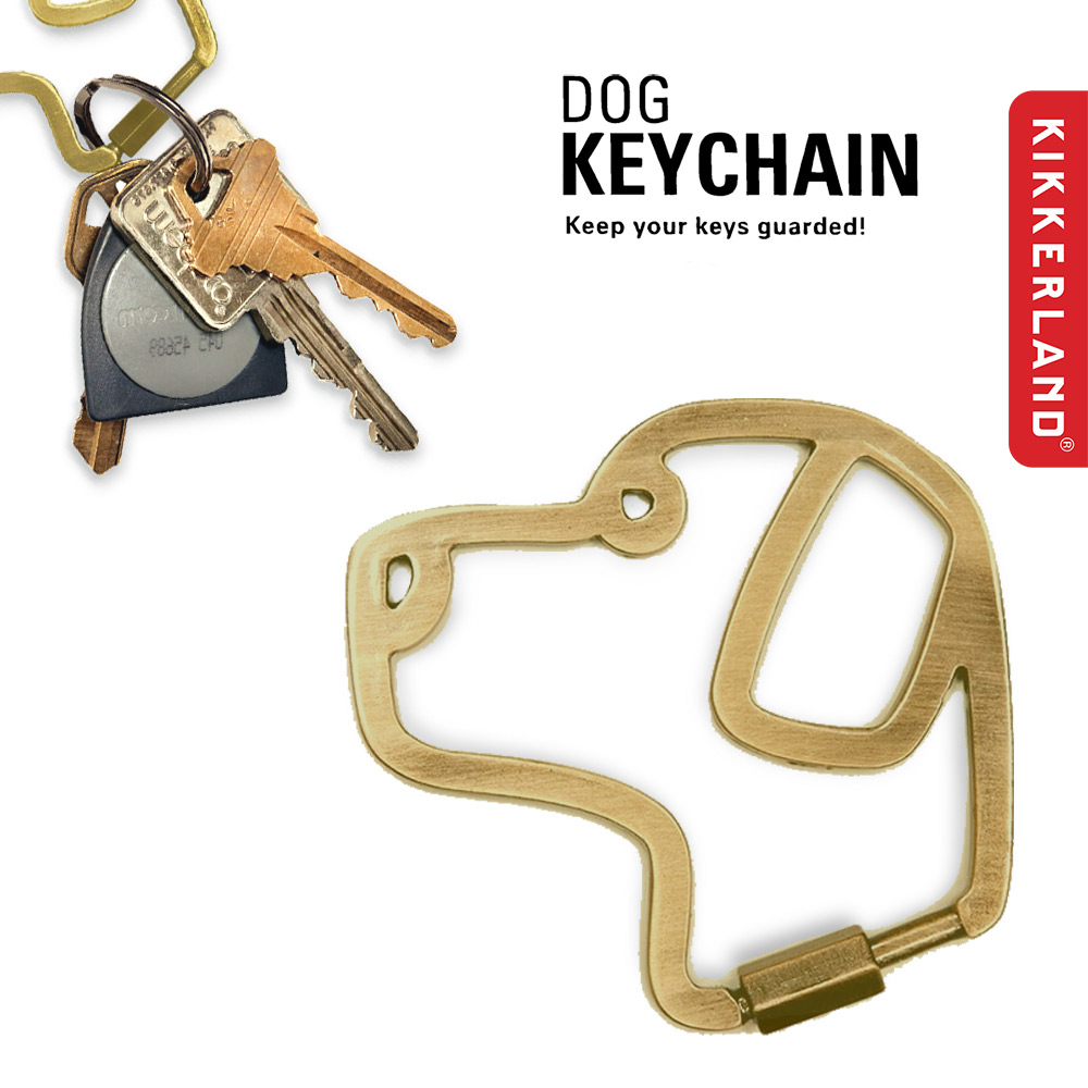 【楽天市場】ギフト プレゼント KIKKERLAND 「ドッグ キーチェーン」 キーホルダー 犬 アニマル キッカーランド Dog ...