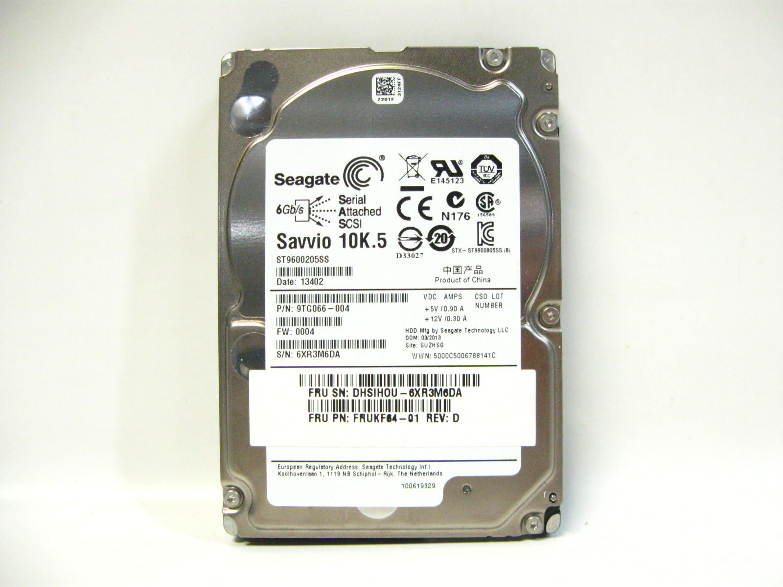 【楽天市場】【中古】SEAGATE ST9600205SS 600GB SAS2.0 6Gb/s 10krpm 2.5型 内蔵HDD 中古 ...