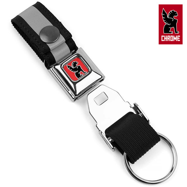 【楽天市場】クローム CHROME ミニバックル キーチェーン MINI BUCKLE KEYCHAIN [AC103NONENANA] キーホルダー SILVER 【メール便可】 正規取扱店 ...