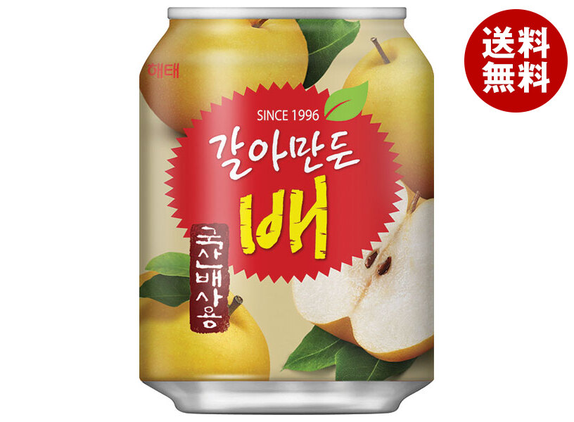 【楽天市場】五星コーポレーション ヘテ飲料 梨ジュース 238ml缶×24(12×2)本入｜ 送料無料 韓国 すりおろし なし ナシ ジュース：MISONOYA楽天市場店