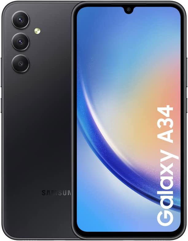 【楽天市場】Samsung Galaxy A34 A346E Dual Sim 8GB RAM 128GB 5G 黒 新品 SIMフリースマホ ...