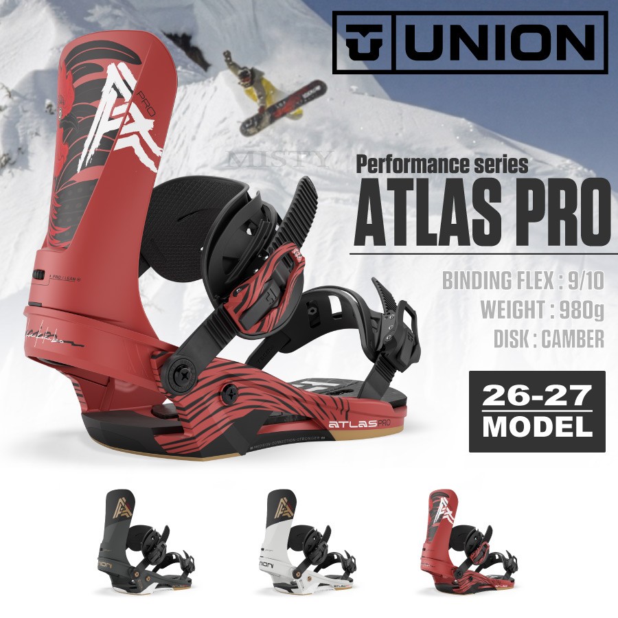 【楽天市場】【予約】26-27 ユニオンバインディング UNION BINDING アトラスプロ ATLAS PRO / UNIONステッカー ...