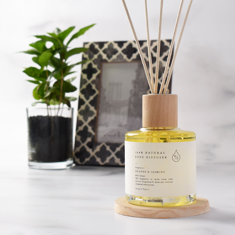 【楽天市場】HP リードディフューザー【オレンジ＆ジャスミン】アートラボ / ARTLAB. / リードディフューザー / ルームフレグランス / スティック / 詰め替え / 天然香料 ...