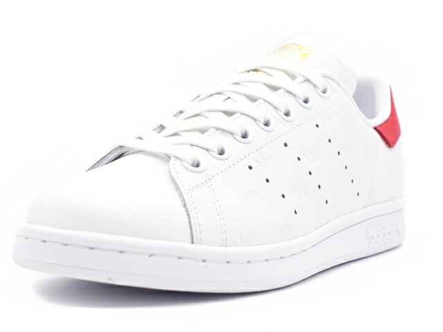 【楽天市場】adidas [アディダス スタンスミスウィメンズ] STAN SMITH W FTWR WHITE/BETTER SCARLET ...
