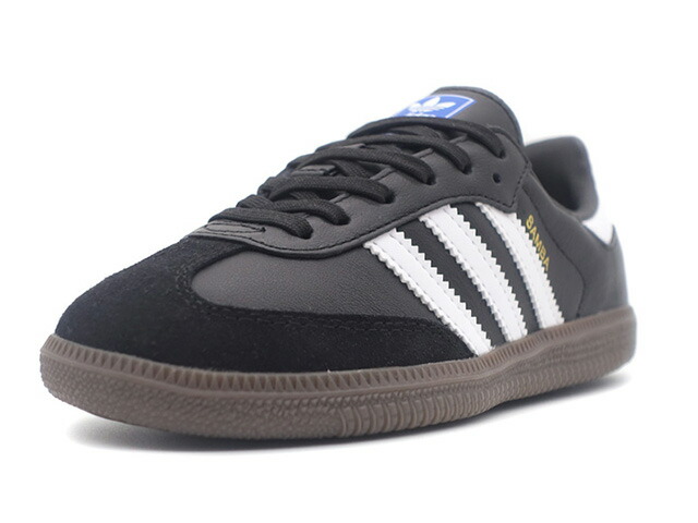 【楽天市場】adidas [アディダス サンバオリジナルチャイルド] SAMBA OG C CORE BLACK/FTWR WHITE/GUM ...