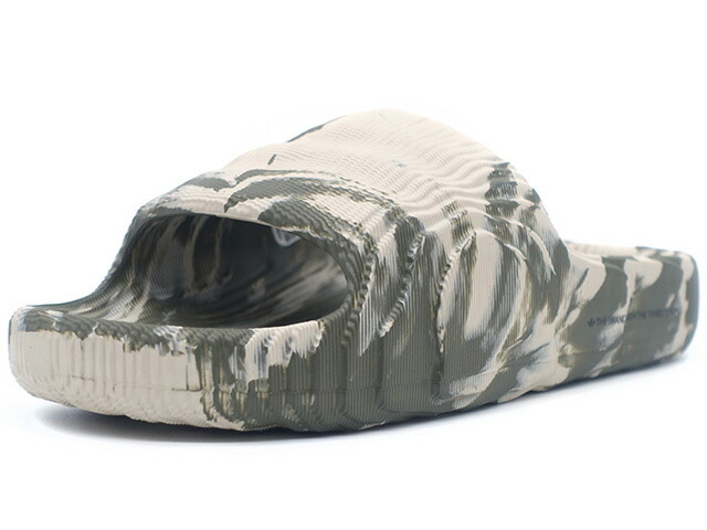 【楽天市場】adidas [アディダス アディレッタ22] ADILETTE 22 WONDER BEIGE/OLIVE STRATA ...