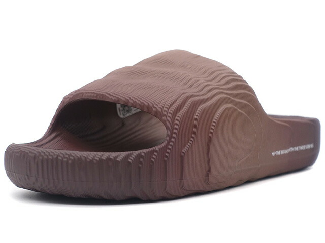 【楽天市場】adidas [アディダス アディレッタ22] ADILETTE 22 PRE RUBBED BROWN/SHADOW BROWN ...