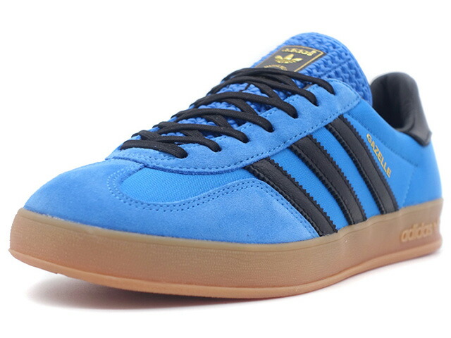 【楽天市場】adidas [アディダス ガゼルインドア] GAZELLE INDOOR BRIGHT BLUE/CORE BLACK/GUM ...