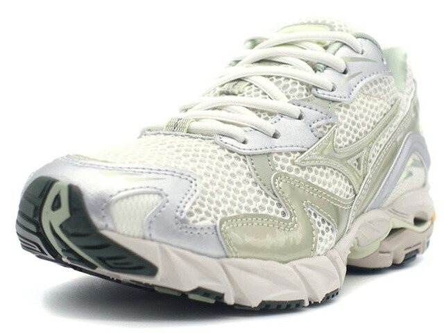 【楽天市場】MIZUNO [ミズノ ウエーブライダー10] WAVE RIDER 10 OFF WHITE/LIGHT GREEN/SILVER (D1GA243106)：ミタスニーカーズ