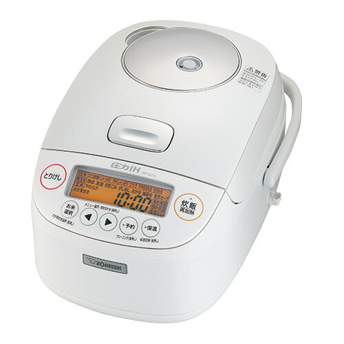 【楽天市場】【東証上場の安心企業】【新品・在庫あり★】NP-BJ10-WA 象印 圧力IH炊飯ジャー 極め炊き (5.5合) [ホワイト] (NP-BJ10)【送料無料！（沖縄・離島は除く ...
