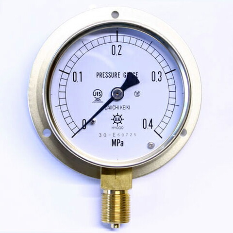 【楽天市場】汎用形圧力計 BT G3/8B 75φ 0.4MPa 第一計器製作所：はかりの三和屋 楽天市場店