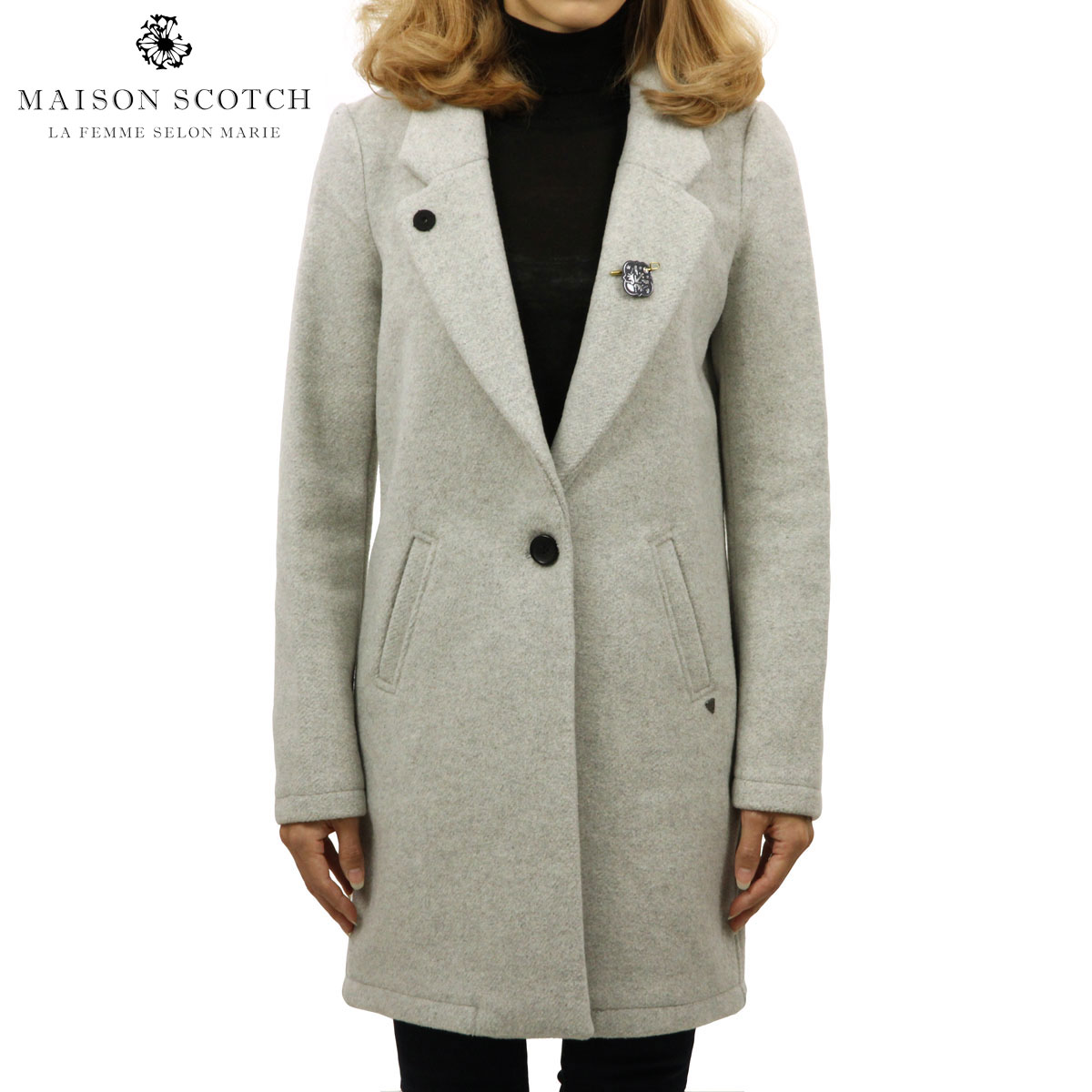 【楽天市場】メゾンスコッチ MAISON SCOTCH 正規販売店 レディース コート BONDED WOOL COAT 140525 0A ...