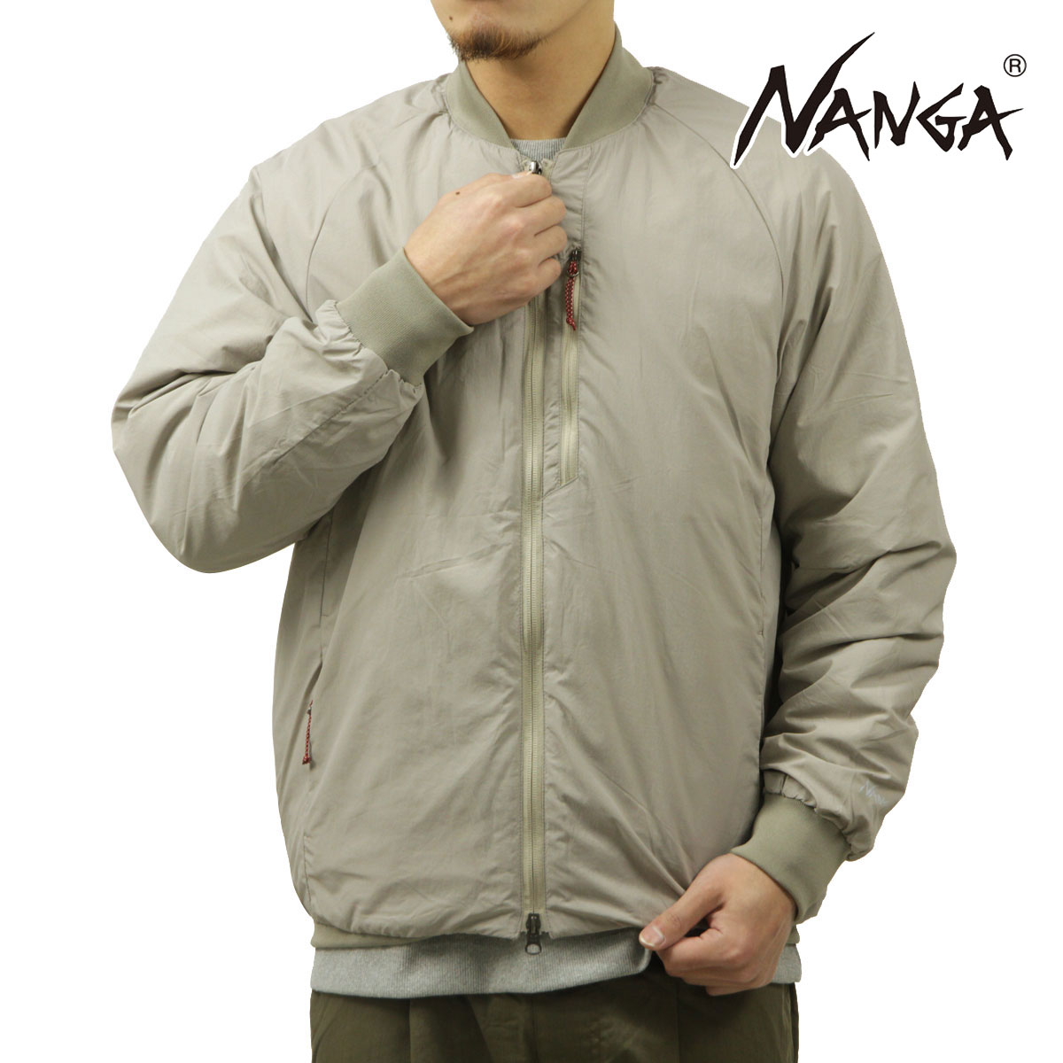 【楽天市場】ナンガ メンズ ブルゾン 正規販売店 NANGA アウター ジャケット MA-1 SOFT DOWN VARSITY ...