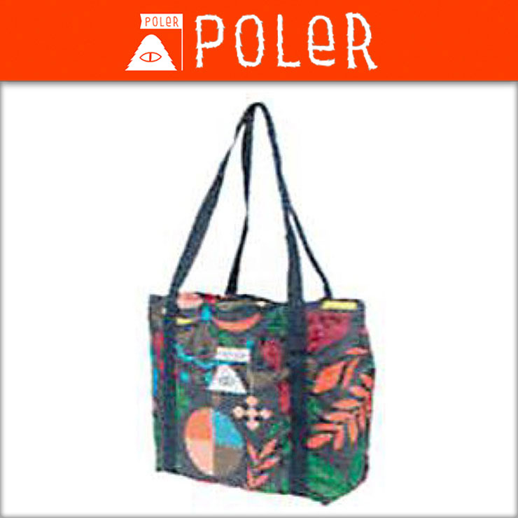 【楽天市場】ポーラー バッグ 正規販売店 POLER トートバッグ STUFFABLE TOTE BAG 13120003-NRB NAVY RAINBRO：ブランド品セレクトショップ MIXON