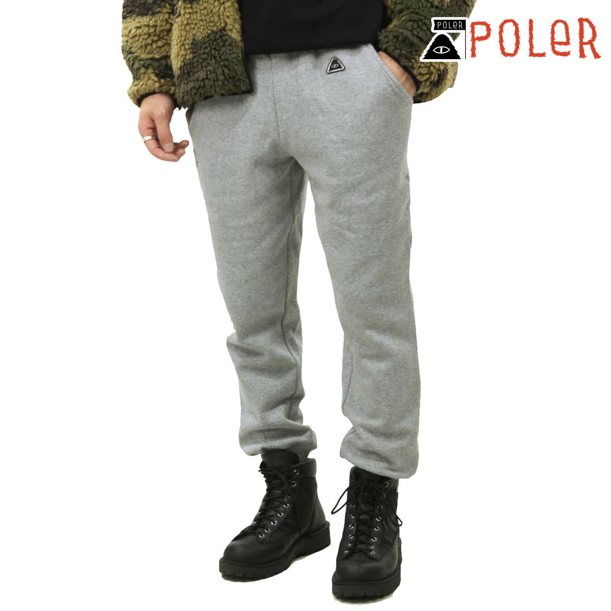 【楽天市場】ポーラー メンズ スウェットパンツ 正規販売店 POLER ロゴ ボトムス POCKET SWEAT PANTS 233MCV0036-GRY GRAY：ブランド品セレクトショップ ...