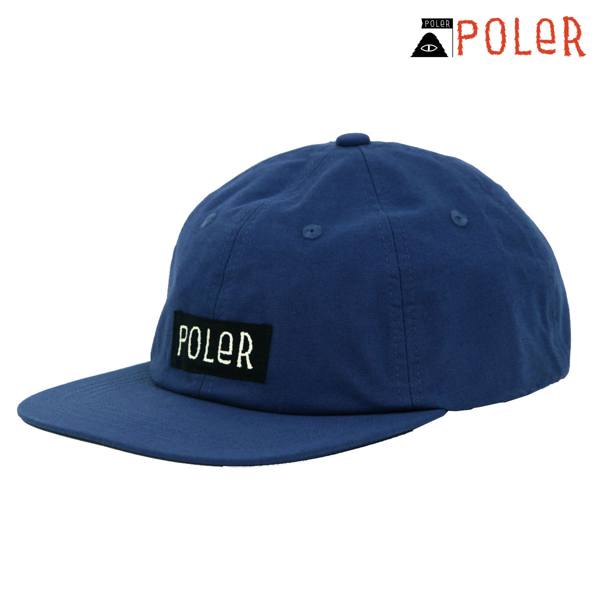 【楽天市場】ポーラー メンズ レディース キャップ 正規販売店 POLER 帽子 COTTON 6P CAP 233MCV0092-NVY NAVY：ブランド品セレクトショップ MIXON