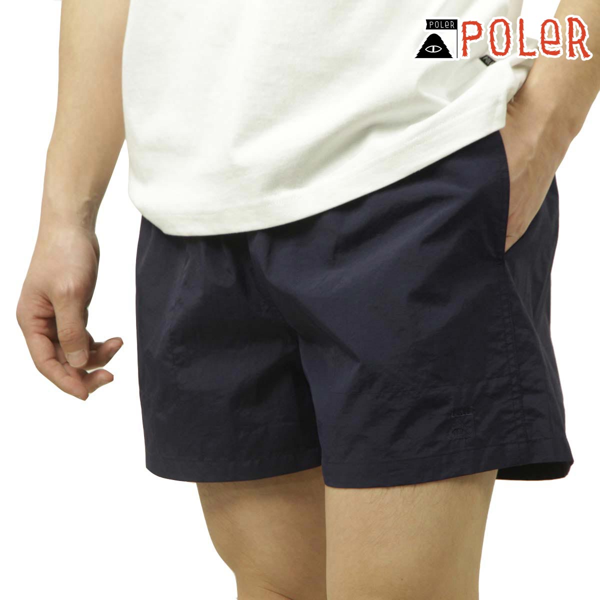 【楽天市場】ポーラー メンズ ショートパンツ 正規販売店 POLER ナイロン ハーフパンツ NYLON WIDE STUFF SHORT PANTS DC 251MCV0019-NVY ...
