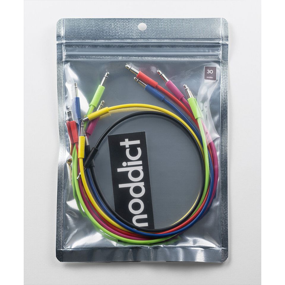 【楽天市場】moddict/slim patch cable 30cm 6本pack【在庫あり】：宮地楽器 ミュージックオンライン