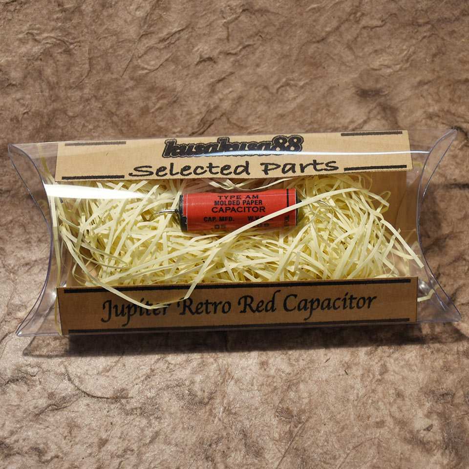 【楽天市場】Jupiter Condenser/Retro Red Capacitar / Red Astron Type 0.05uF ...