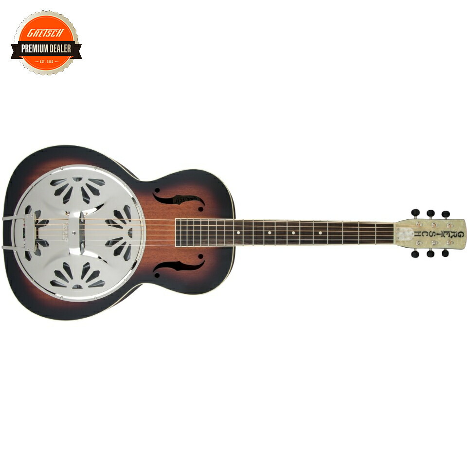 【楽天市場】Gretsch/G9220 Bobtail Round-Neck Resonator Guitar 2-Color ...