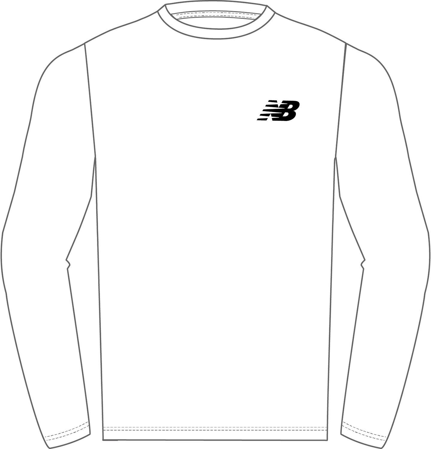 【楽天市場】ニューバランス サッカー ロンT Tシャツ 53 トレーニングロングスリーブシャツ AMT45402 WT ホワイト メンズ ...