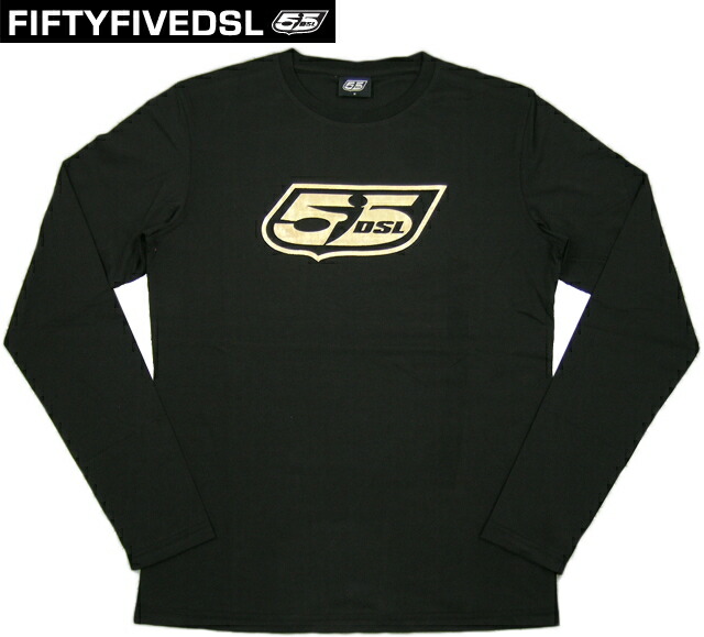 【楽天市場】55DSL(FIFTY FIVE DSL) フィフティファイブ ディーエスエル CLASSIC-GOLD-LONG T-SHIRT ...