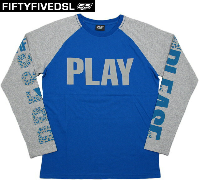 【楽天市場】55DSL(FIFTY FIVE DSL) フィフティファイブ ディーエスエル PLAY T-SHIRT 長袖プリントロゴ入り ...