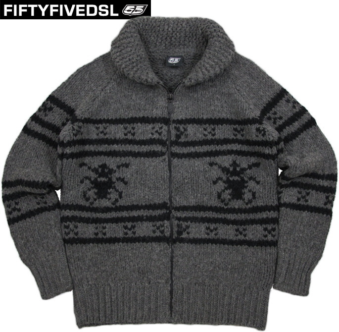 【楽天市場】55DSL(FIFTY FIVE DSL) フィフティファイブ ディーエスエル KANADIAN SWEATER (カナディアン ...