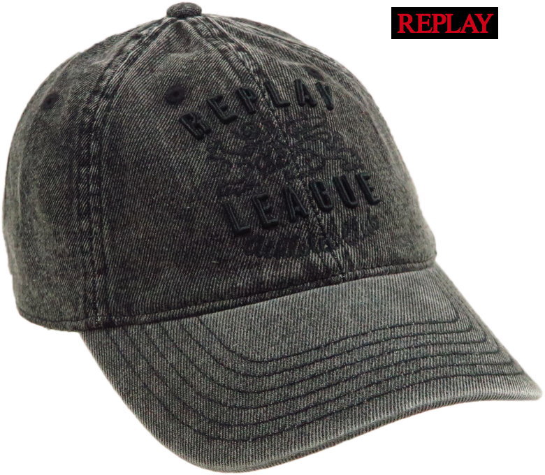 【楽天市場】REPLAY/リプレイ AM4413 BASEBALL CAP WITH EMBROIDERED LOGO 刺繍ロゴ入り ...