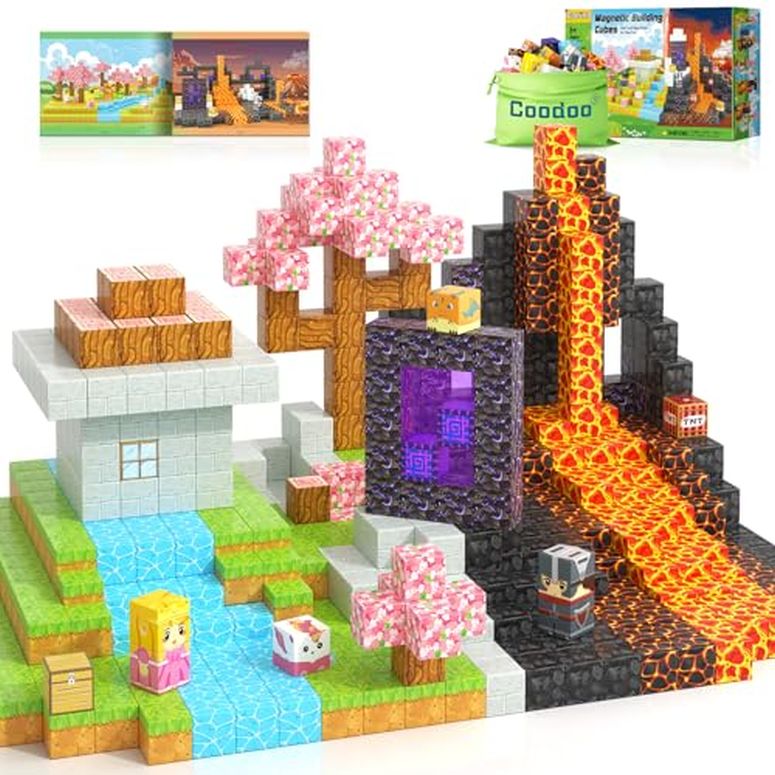 【楽天市場】マイクラ おもちゃ ender dragon Magnetic Blocks - Build Mine Magnet World ...