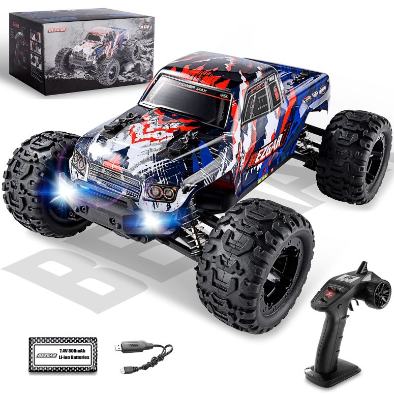 【楽天市場】ラジコン BEZGAR 7 Hobby Grade 1:16 Scale Remote Control Truck, 4WD ...