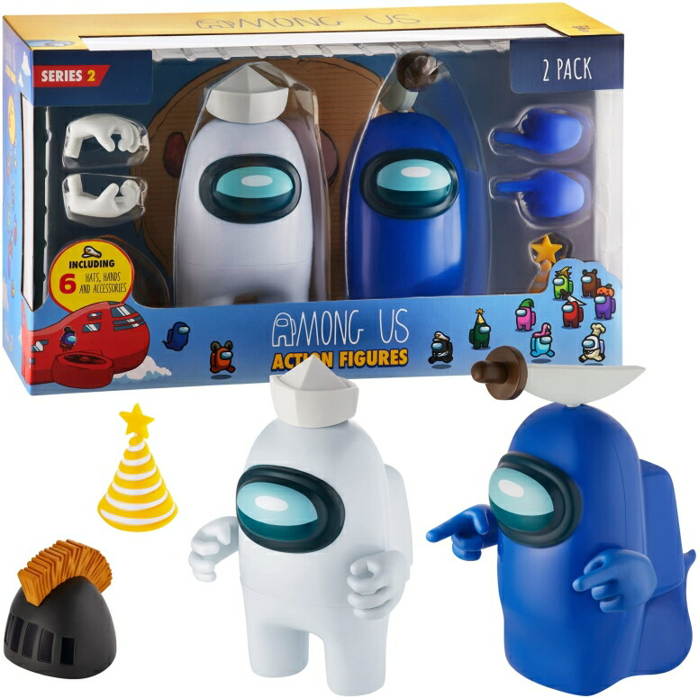 【楽天市場】アモングアス アモンガス おもちゃ 人形 Among Us Action Figures | Two of Four 4.5 ...
