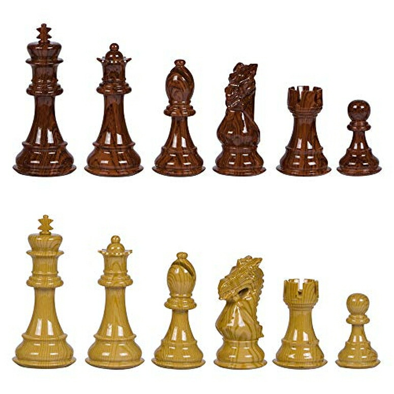 【楽天市場】チェス コマのみ Ravilla High Polymer Weighted Chess Pieces with 3.75 ...