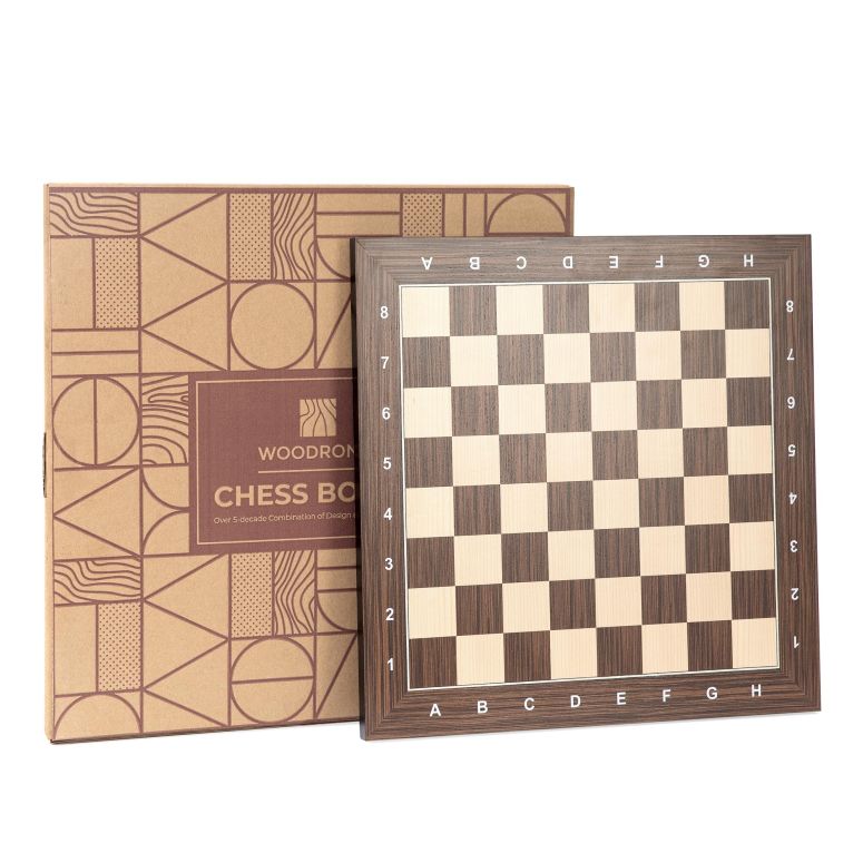【楽天市場】チェスセット Woodronic 16" Chess Board, Cassia Siamea and Maple Wooden ...