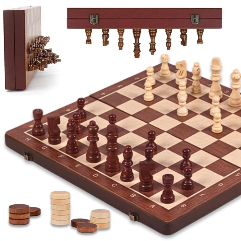 【楽天市場】チェスセット Magnetic Chess Game Board Set: Chess Sets for Adults 15.4 ...