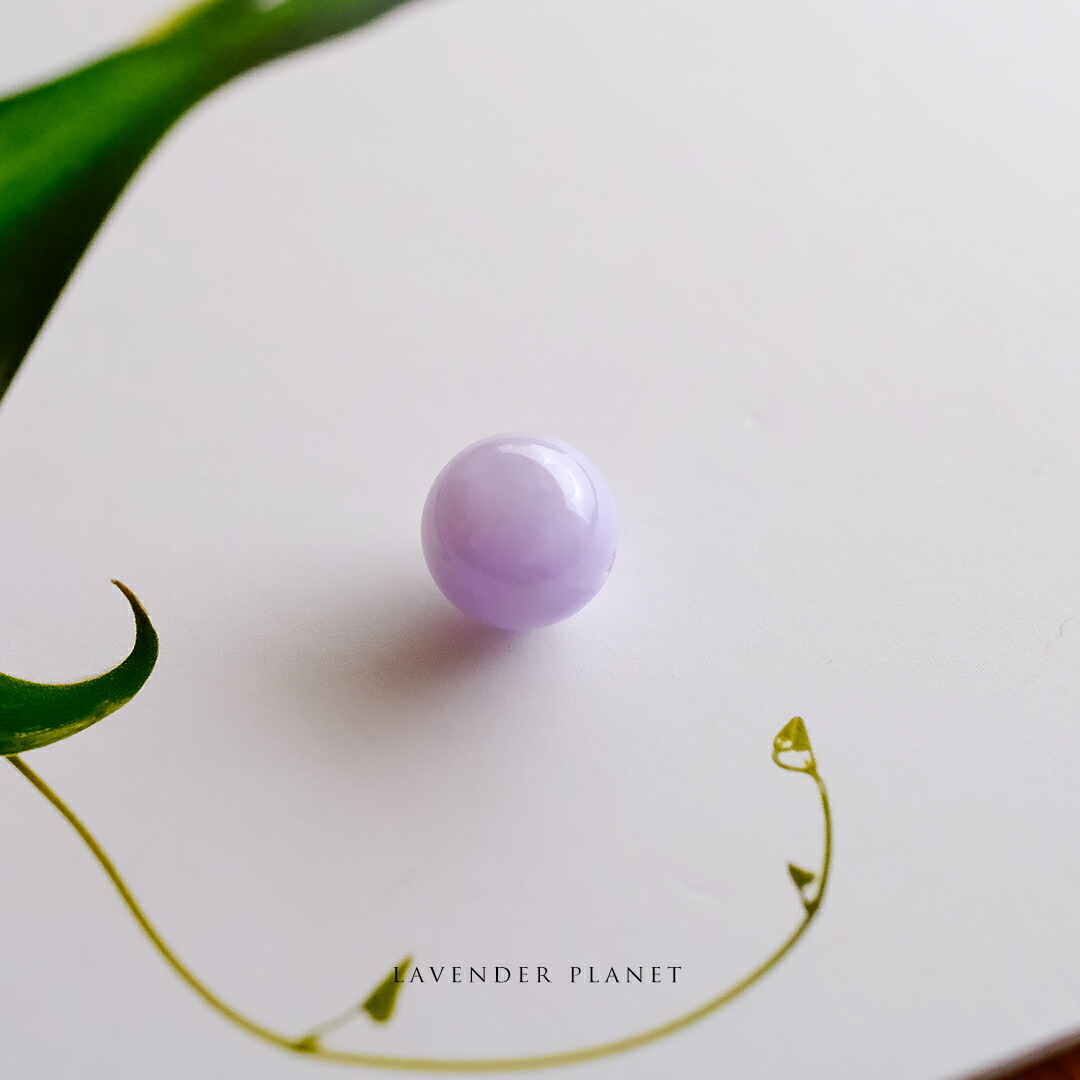 【楽天市場】翡翠 (ヒスイ) 丸玉 ペンダントトップ 『LAVENDER PLANET』 ピンクラベンダー翡翠 ビーズ 一点物 ミャンマー産天然ひすい ジェダイト 高品質 無着色 天然石 5月 ...