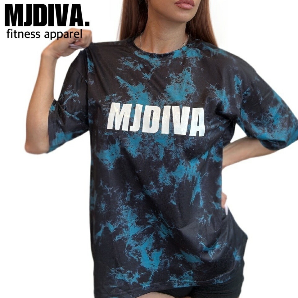 【楽天市場】タイダイ染デカロゴTシャツBLGR 美尻 美脚 フィットネスウェア スポーツウェア 筋トレ 可愛いトレーニングウェア 脚長効果 ダンスウェア レギンス ヨガウェア ピラティスウェア ...