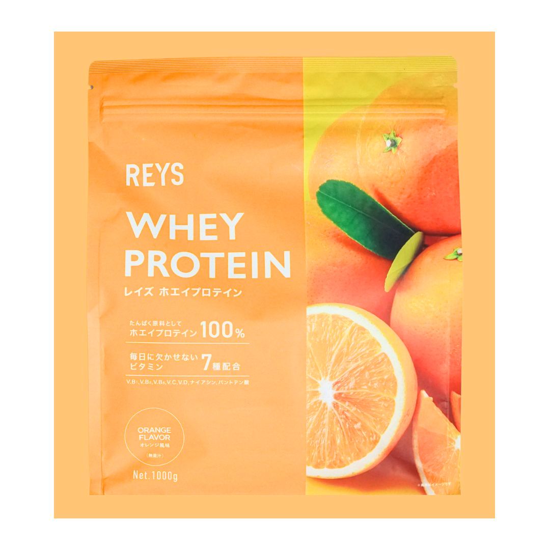 【楽天市場】レイズ ホエイプロテイン オレンジ REYS プロテイン 1kgオレンジ風味 オレンジ味 粉末 山澤 礼明 監修 国内製造 ビタミン7種配合 WPCプロテイン ぷろていん ホエイ ...