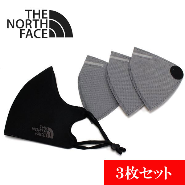 【楽天市場】ザ ノースフェイス マスク 3枚セット メンズ THE NORTH FACE mask ブラック NA5AM04A BLACK ...