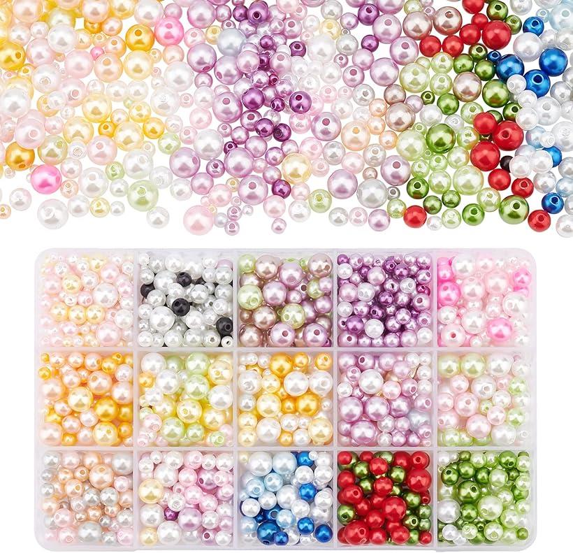 【楽天市場】PandaHall 15色 パール パーツ エアパール 光沢 カラーパール 約1125個 ネックレス DIY ジュエリー用 手芸 レジン封入 材料 素材 3～8mm：エムラインストア