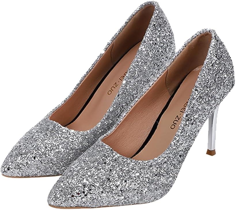 【楽天市場】レディース ピンヒール ハイヒール キラキラ スパンコール 8cm キャバ 綺麗 お洒落 パーティー キャバヒール：エムラインストア